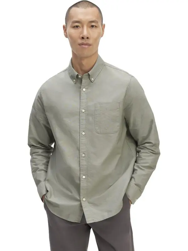Everlane Classic Oxford Shirt - Sage Green | Standard